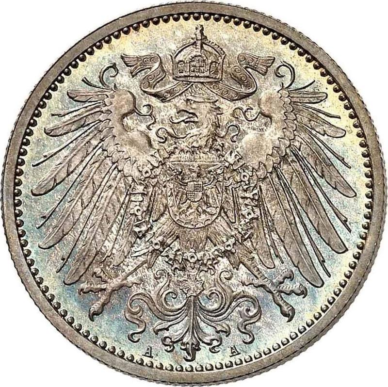 1 Mark 1914 A - Germany - Coin Value